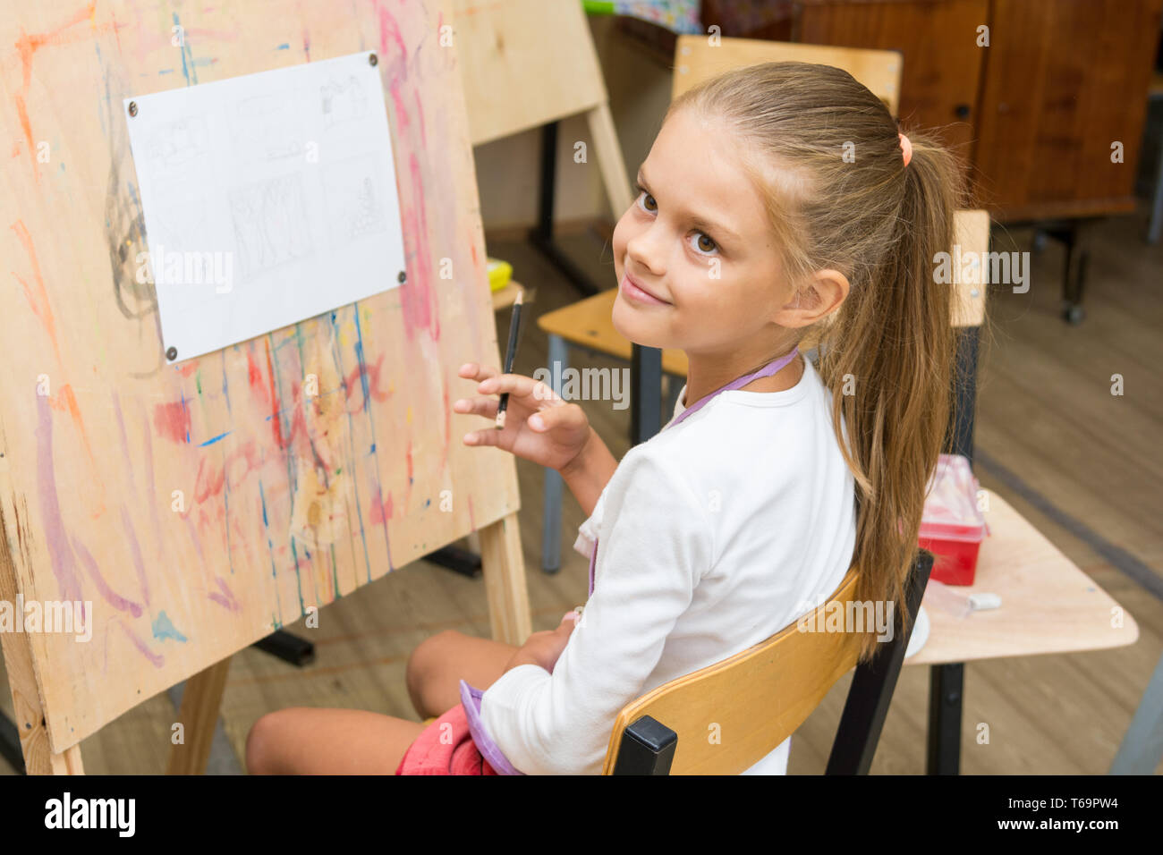 Lesson drawing hi-res stock photography and images - Alamy