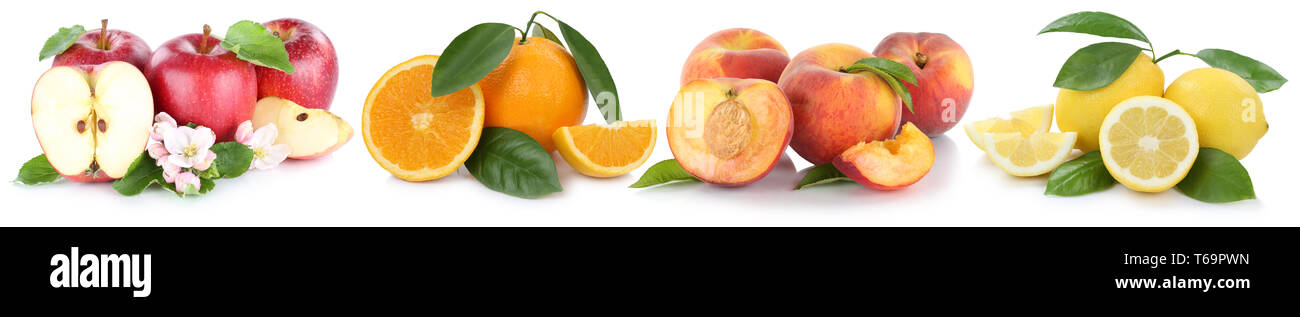 Different Fruits Background Photo Stock Photo - Alamy