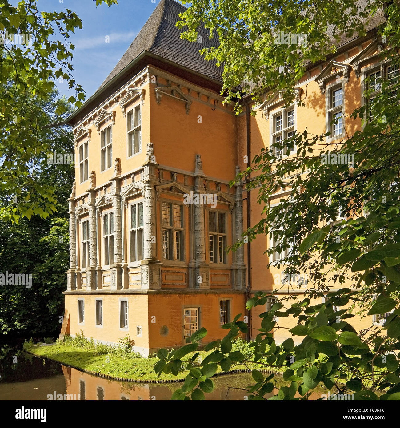 Schloss Rheydt, castle Rheydt, Moenchengladbach, Lower Rhine, North ...