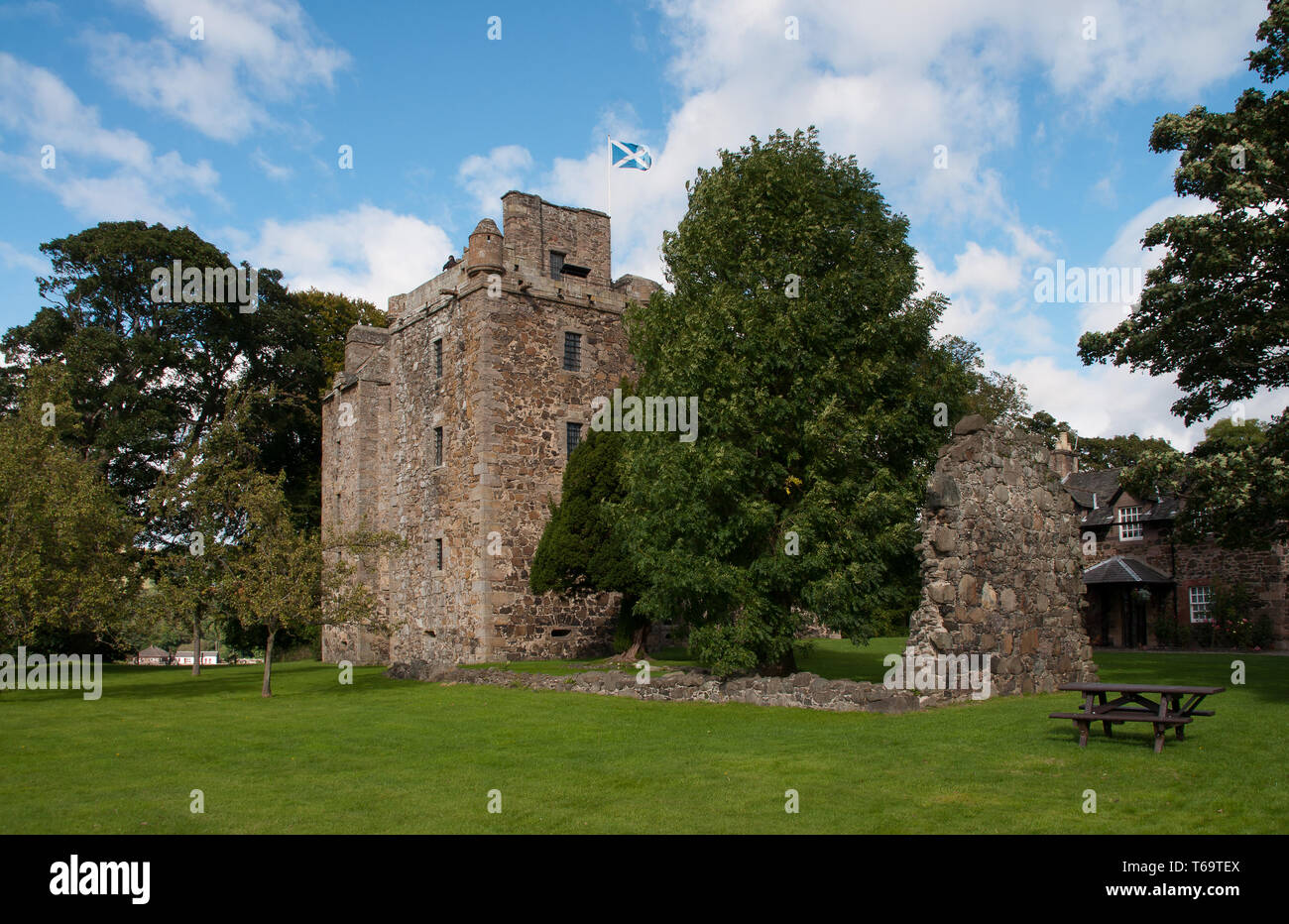 Old scotish castle Stock Photo - Alamy