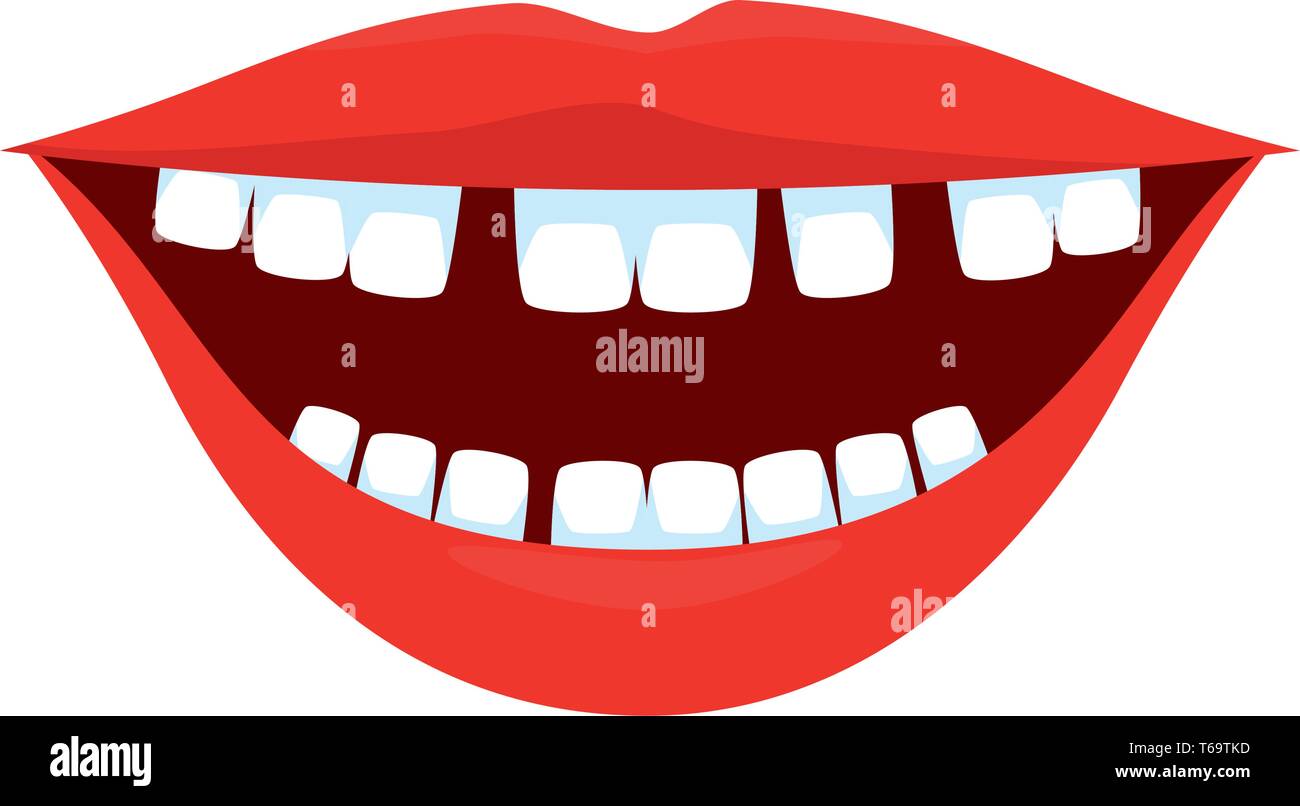 mouth with comics teeth Stock Vector Image & Art - Alamy