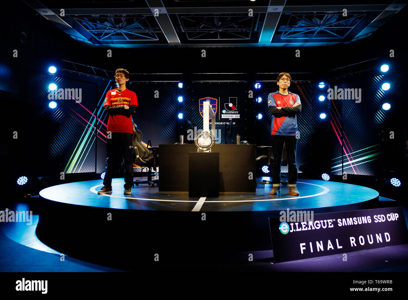 Tokyo, Japan. 29th Apr, 2019. (L to R) Mino, Ccv eSports : eJ.League ...