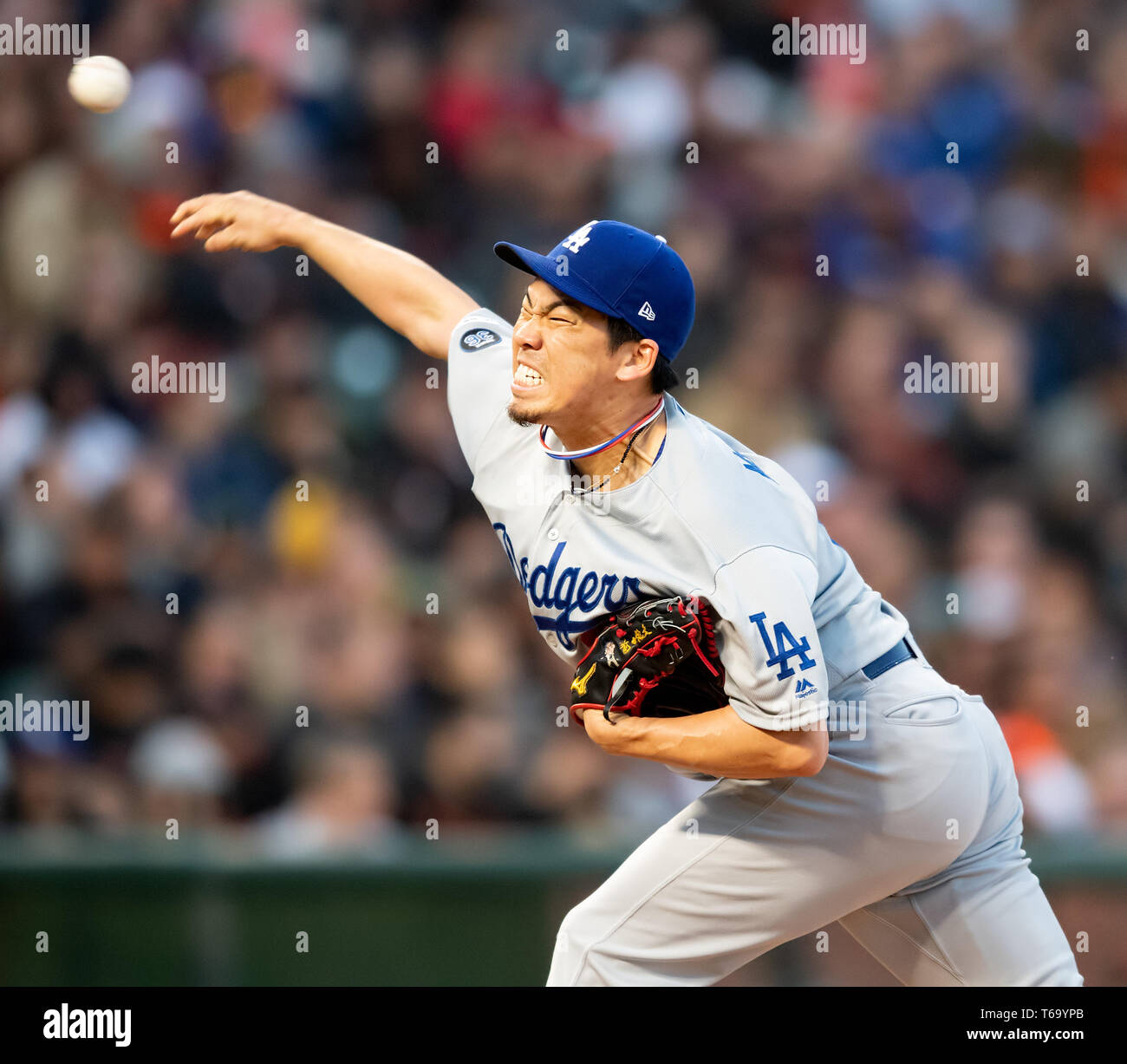 San Francisco, California, USA. 29th Apr, 2019. Los Angeles Dodgers ...