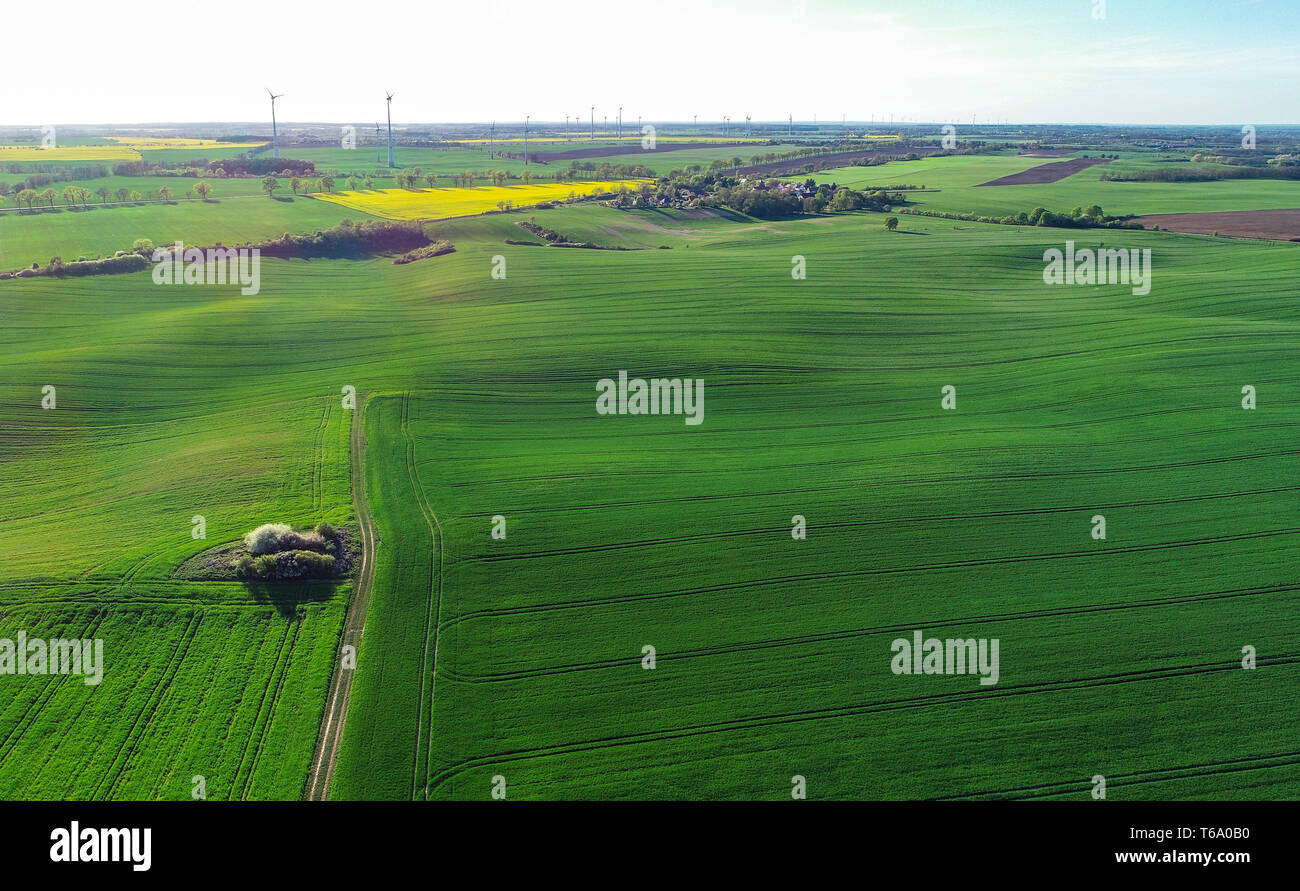 Germany farm cereal aerial hi-res stock photography and images - Alamy