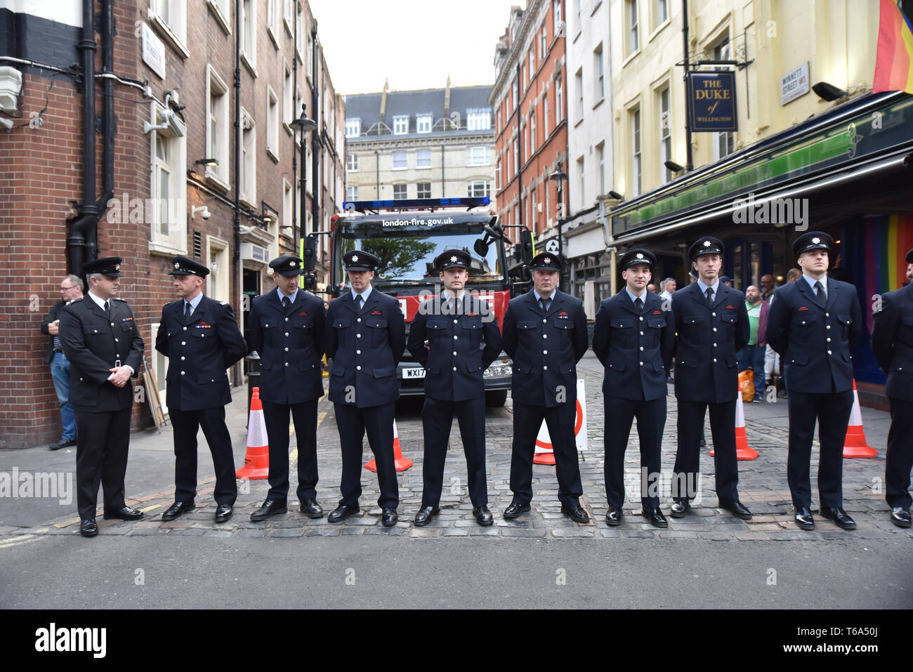 St. Anne's Gardens, London, UK. 30th Apr, 2019. An Act of Remembrance ...