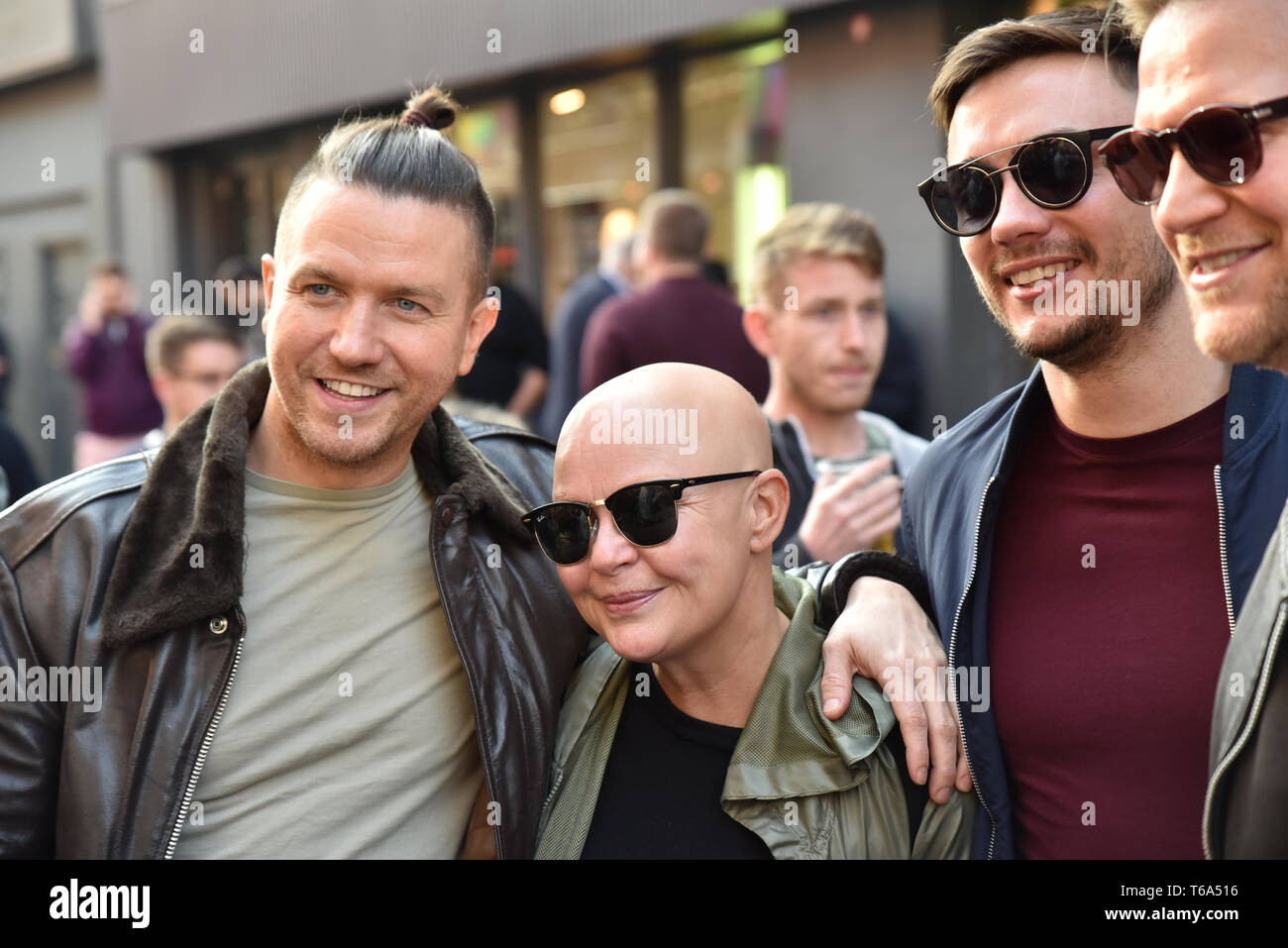 Old Compton Street, London, UK. 30th Apr, 2019. Gail Porter. The vigil ...