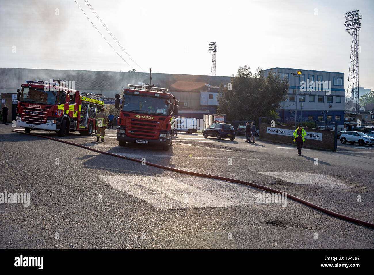 Football on fire hi-res stock photography and images - Alamy