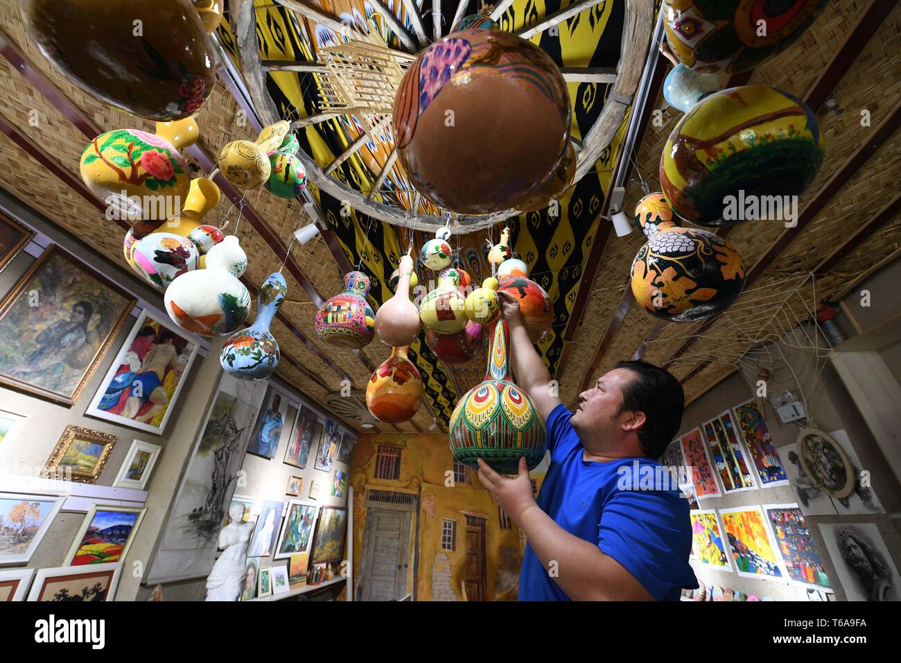 Awat, China's Xinjiang Uygur Autonomous Region. 30th Apr, 2019. A ...