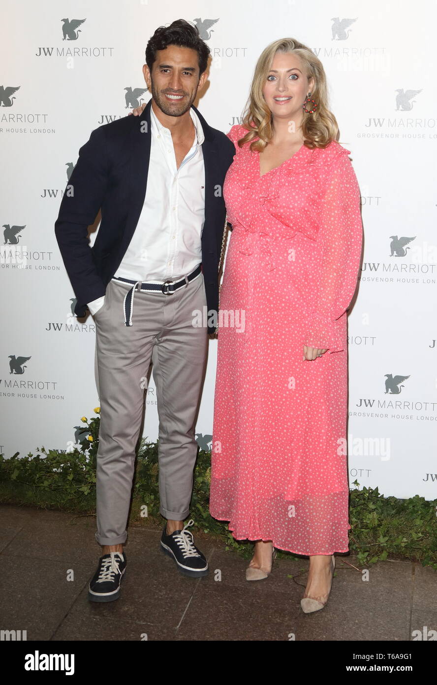 Kirk Newman and Hayley McQueen at the JW Marriott Grosvenor House ...