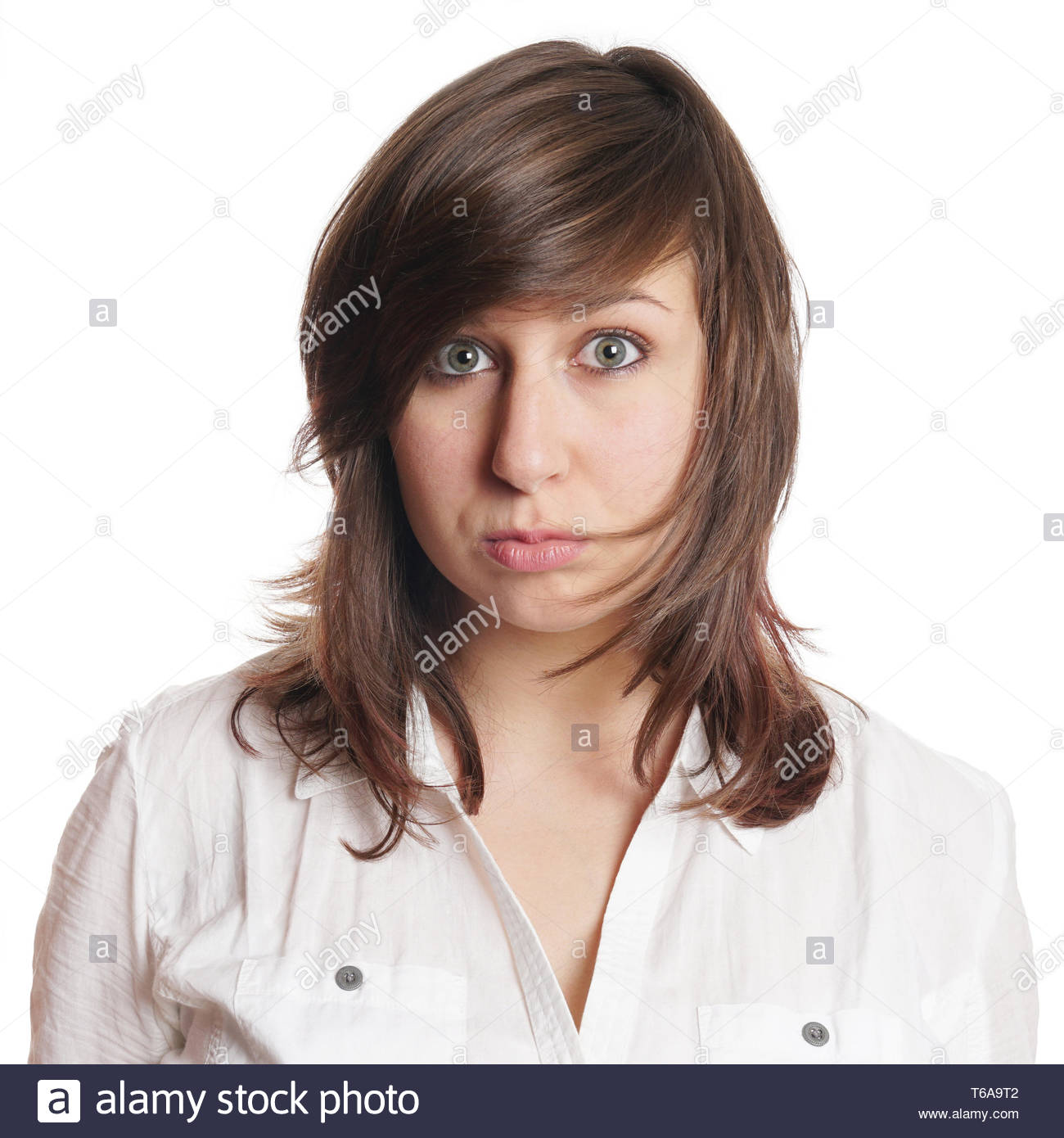 Woman Pouting Funny High Resolution Stock Photography and Images - Alamy