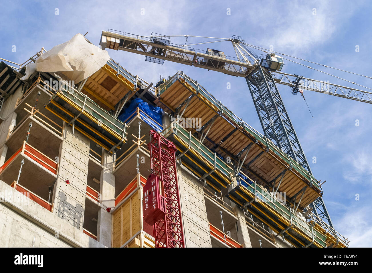 Construction site in the South Loop neighborhood Stock Photo - Alamy