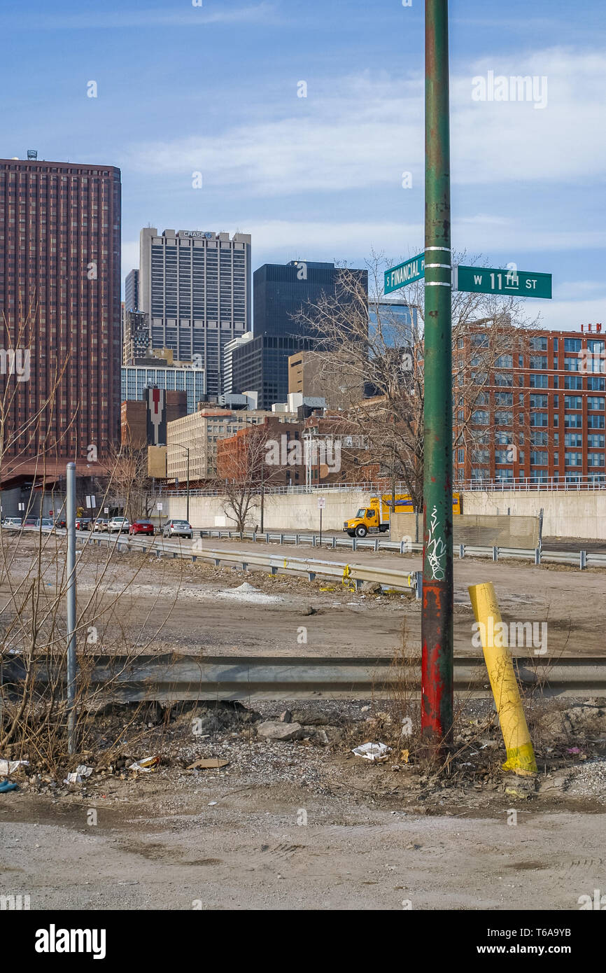 Construction site in the South Loop neighborhood Stock Photo - Alamy