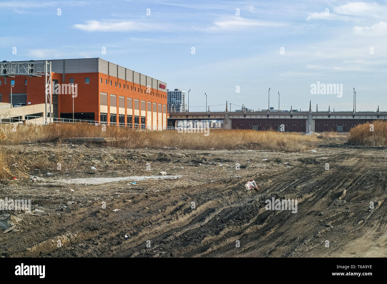 Construction site in the South Loop neighborhood Stock Photo - Alamy