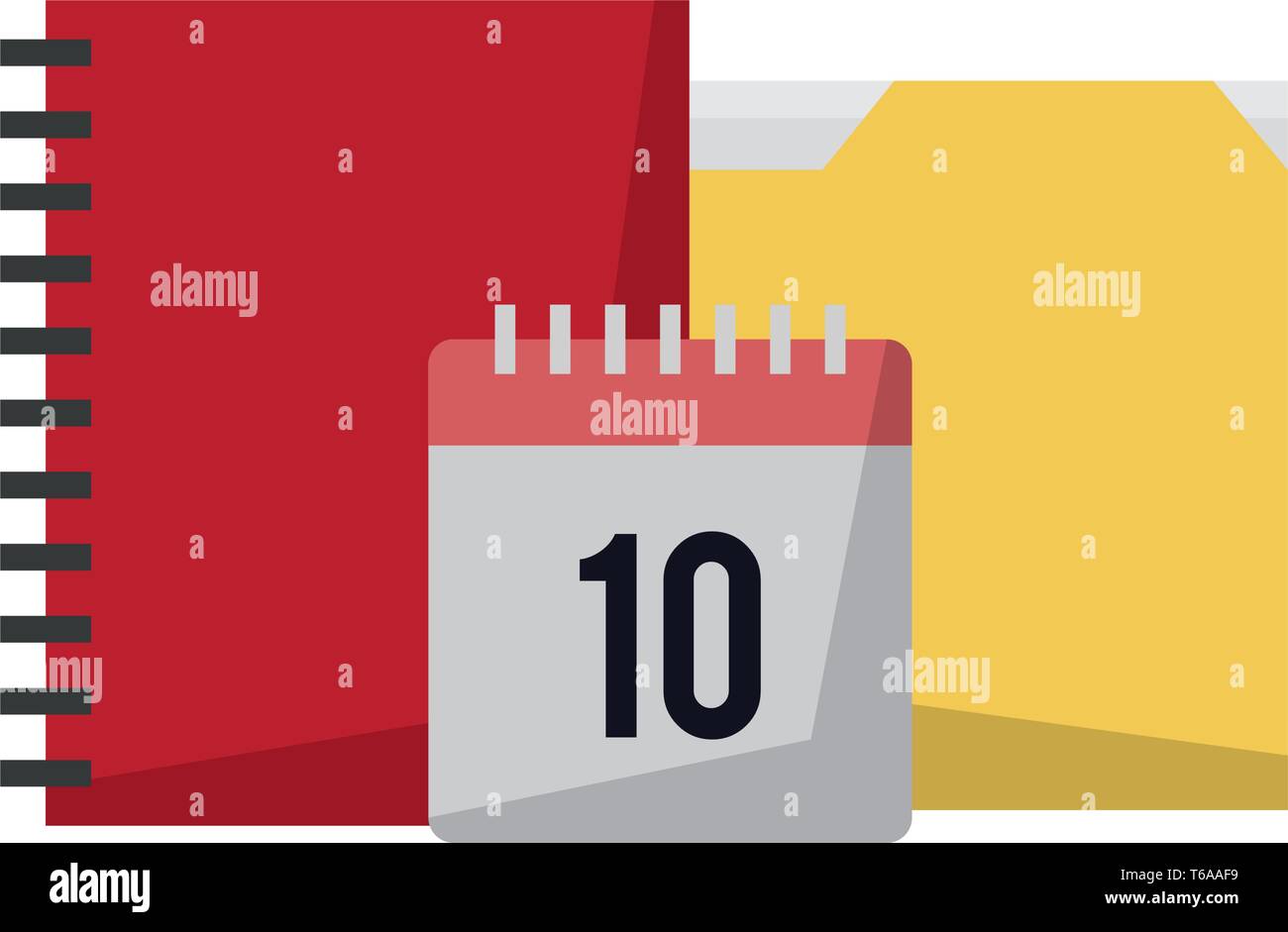 documents and calendar Stock Vector Image & Art - Alamy