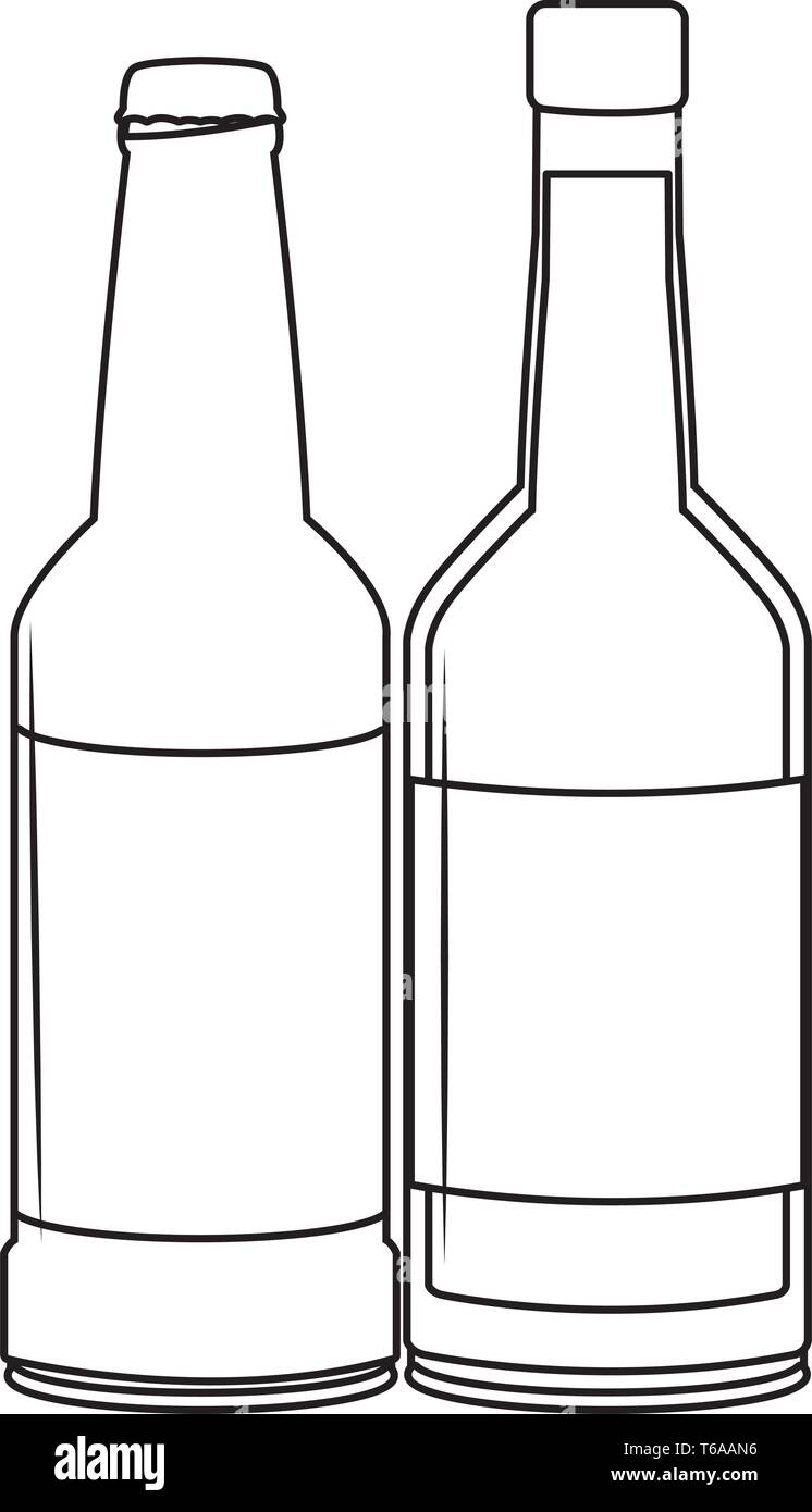 alcoholic drinks beverages cartoon Stock Vector Image & Art - Alamy
