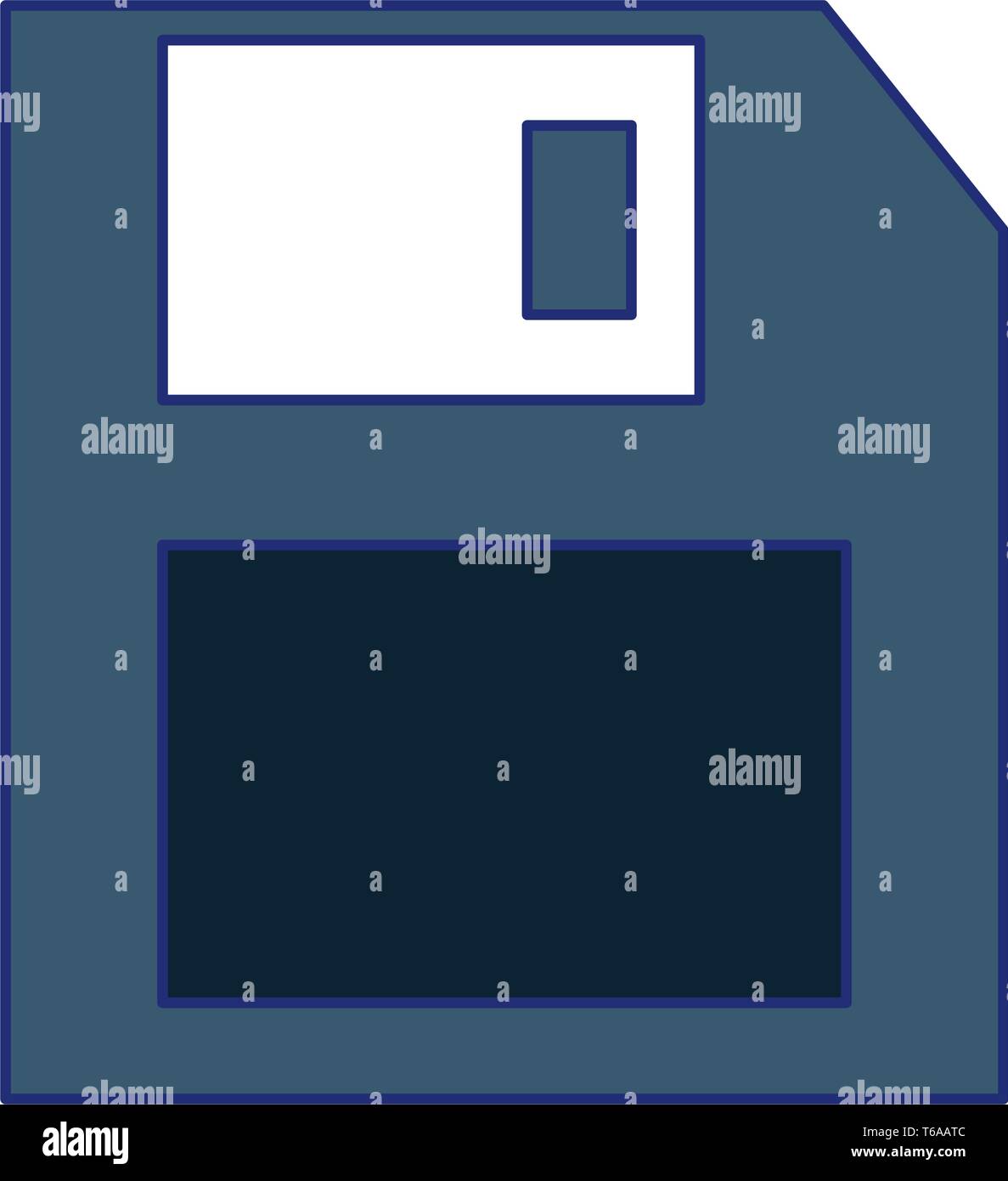 Cartoon old computer disk Stock Vector Images - Alamy