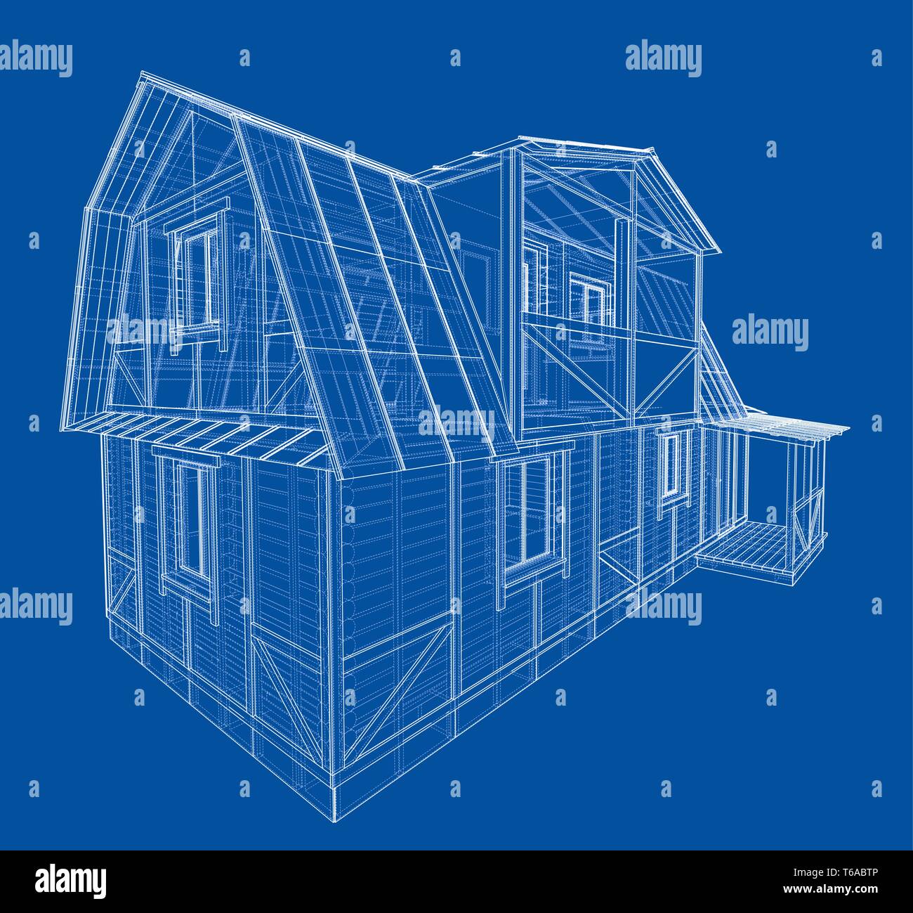 Half timbered houses Stock Vector Images - Alamy