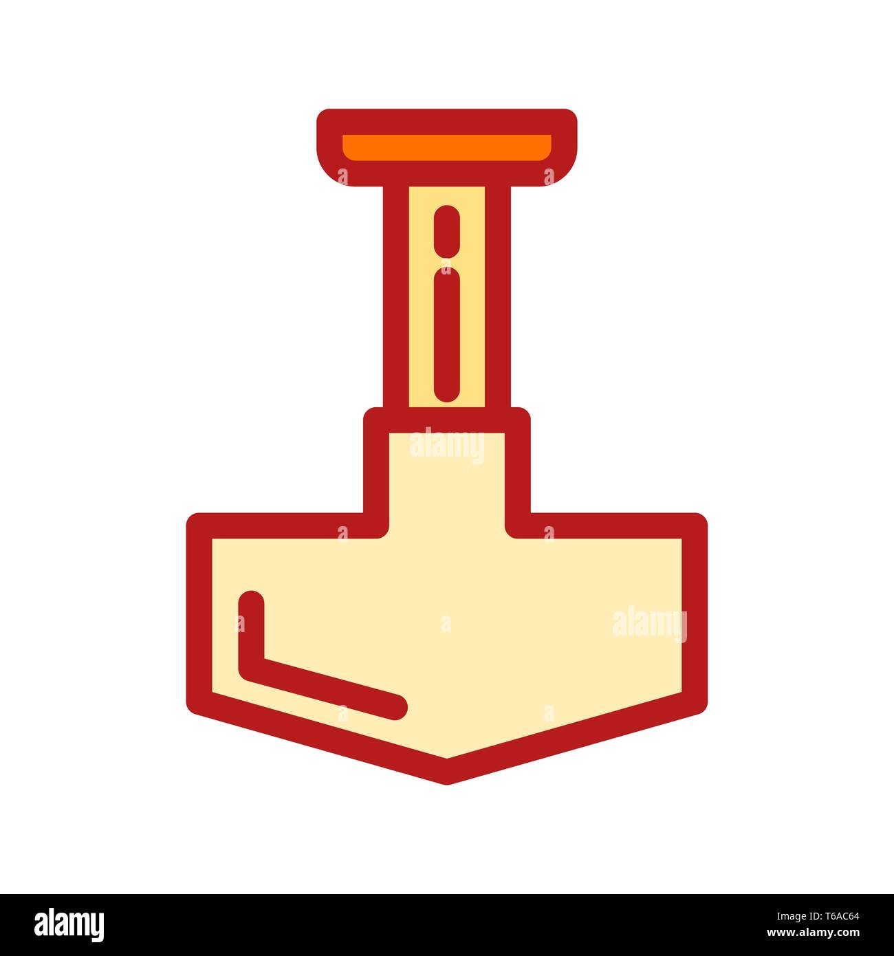 Labor Day spade tool Worker Miner Vector Flat Color Icons. Editable ...