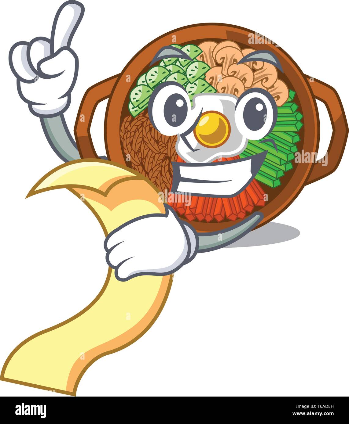 Bibimbap cartoon hi-res stock photography and images - Alamy