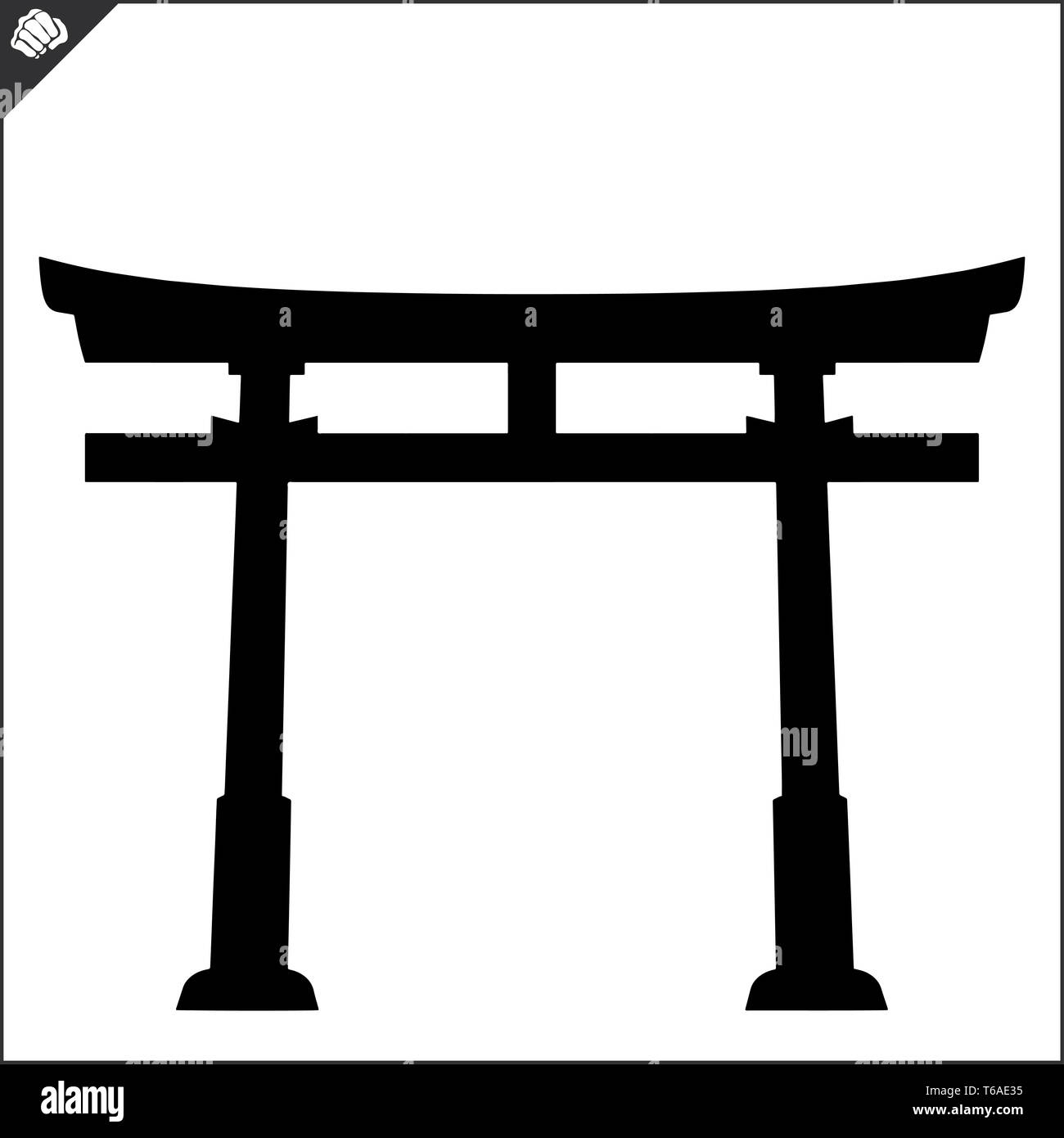 Japan traditional gate torii Stock Photo - Alamy