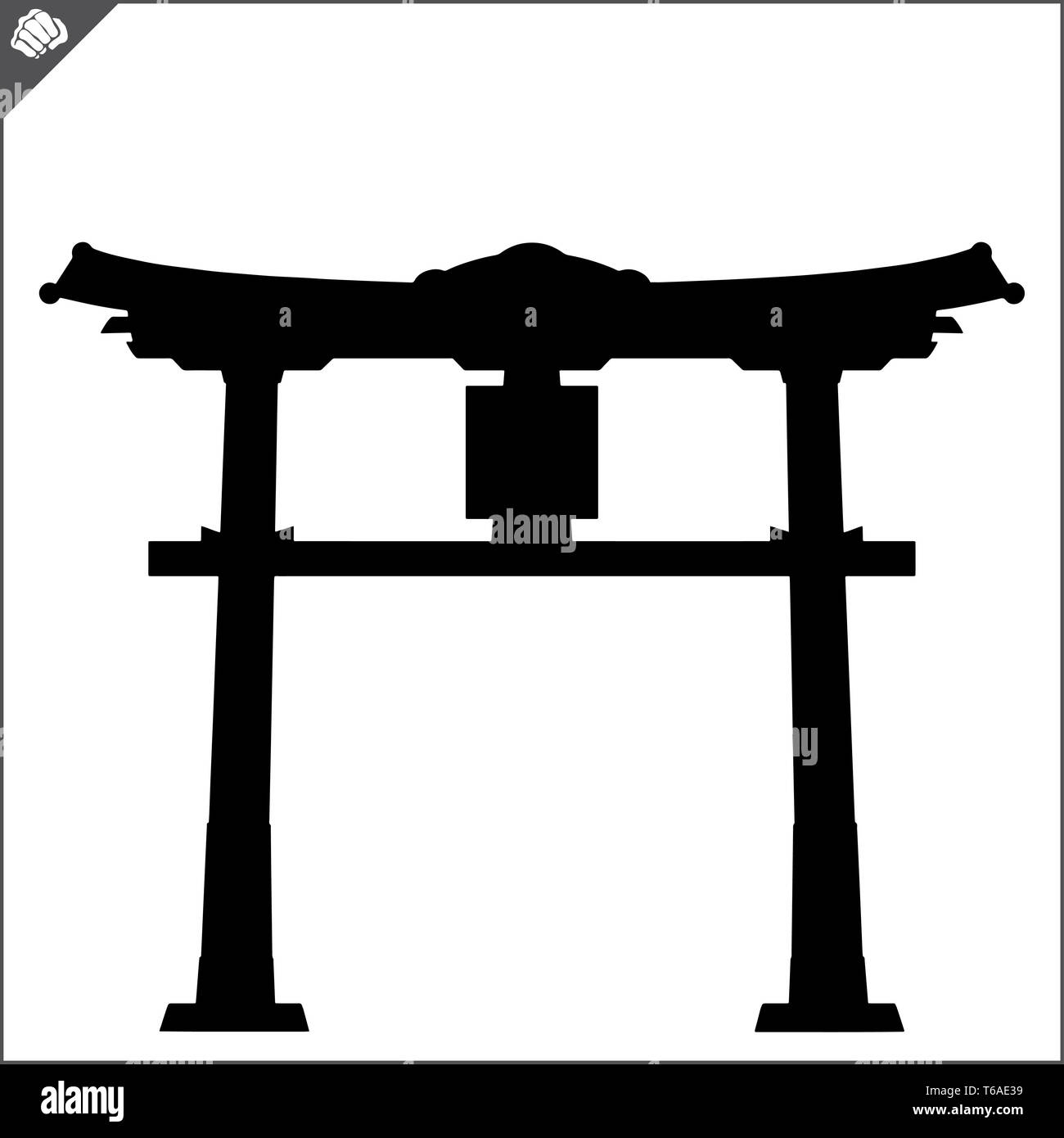 Japan traditional gate torii Stock Photo - Alamy