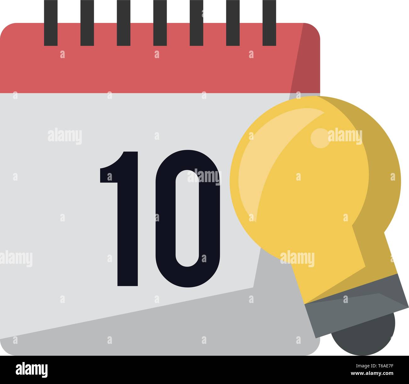 calendar and light bulb Stock Vector Image & Art - Alamy
