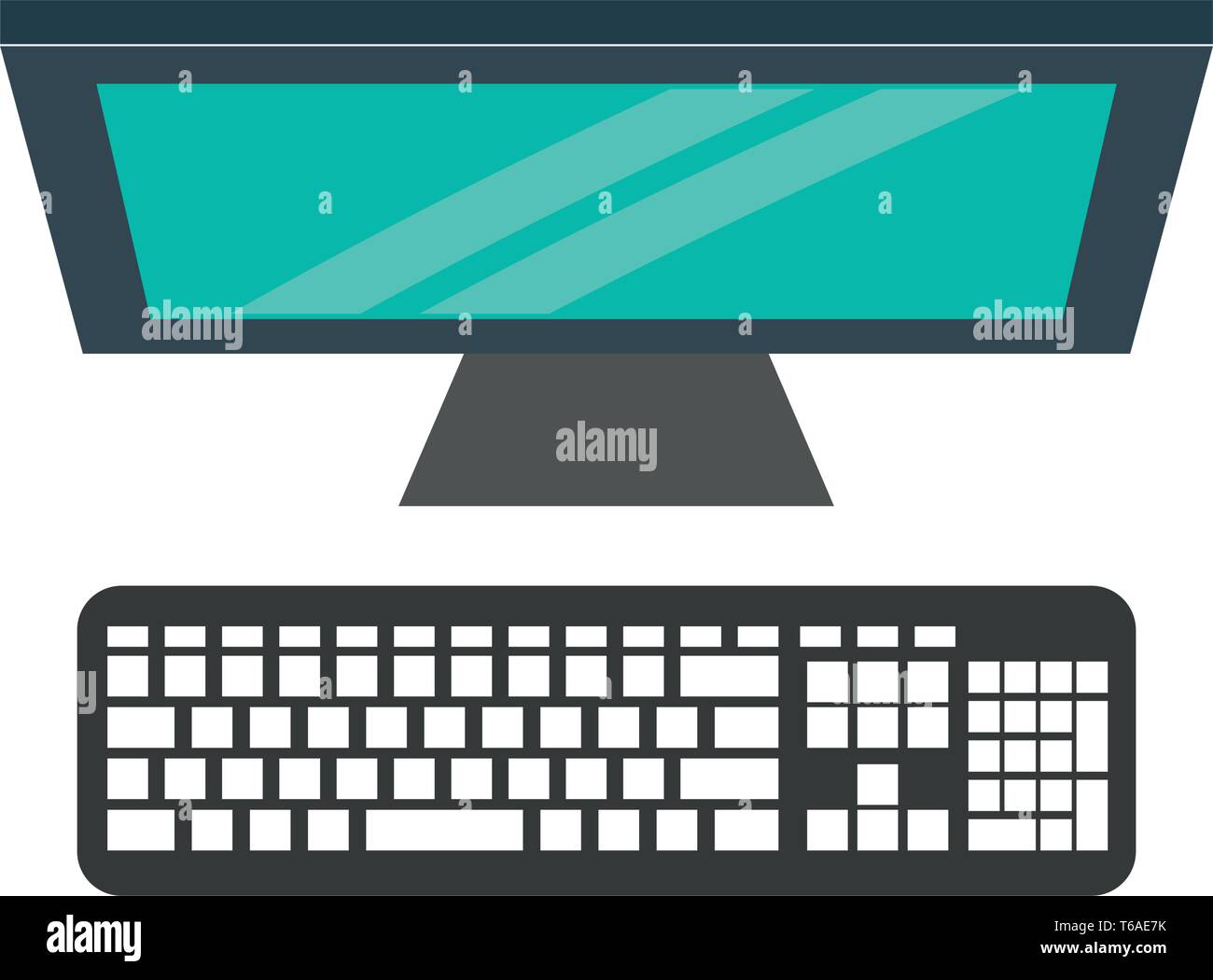 computer icon cartoon Stock Vector Image & Art - Alamy