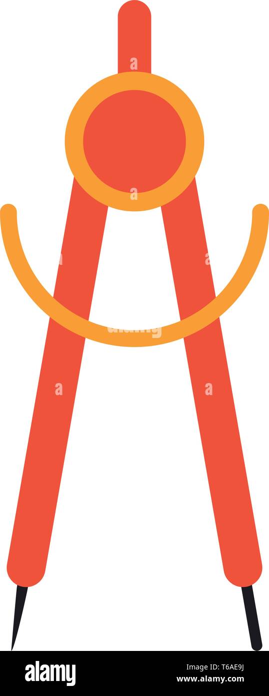 Cartoon compass geometry drawing school hi-res stock photography and ...