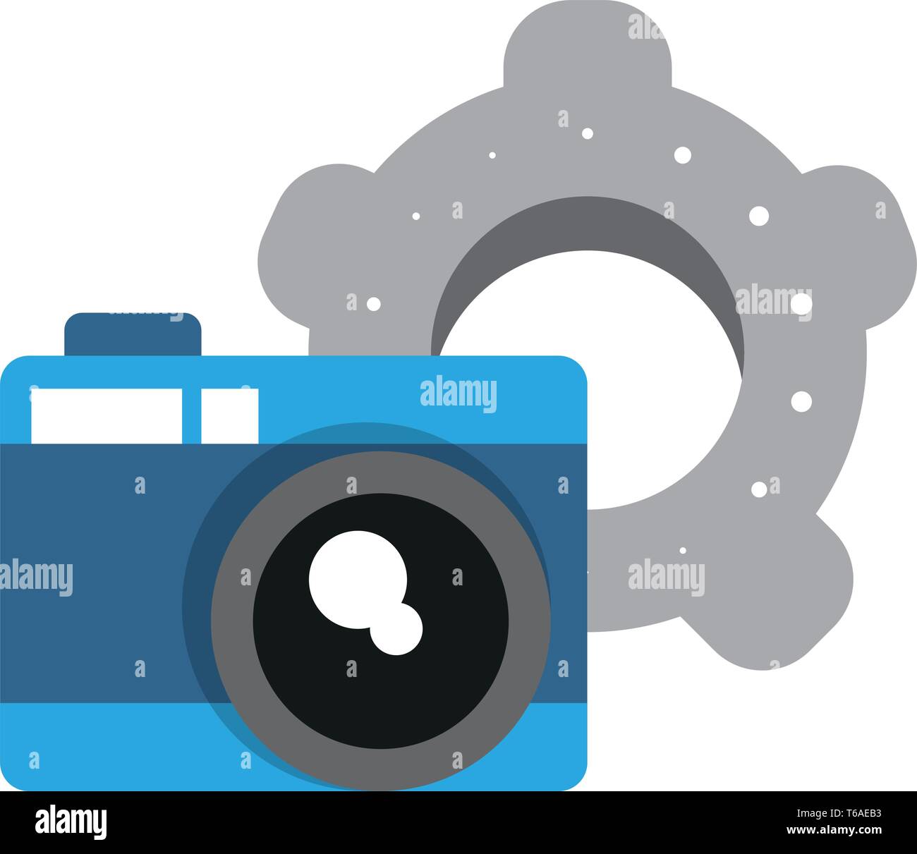 photographic camera and gears Stock Vector Image & Art - Alamy