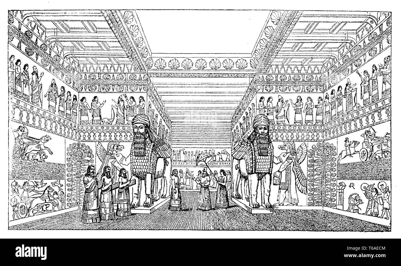 Assyrian palace hi-res stock photography and images - Alamy
