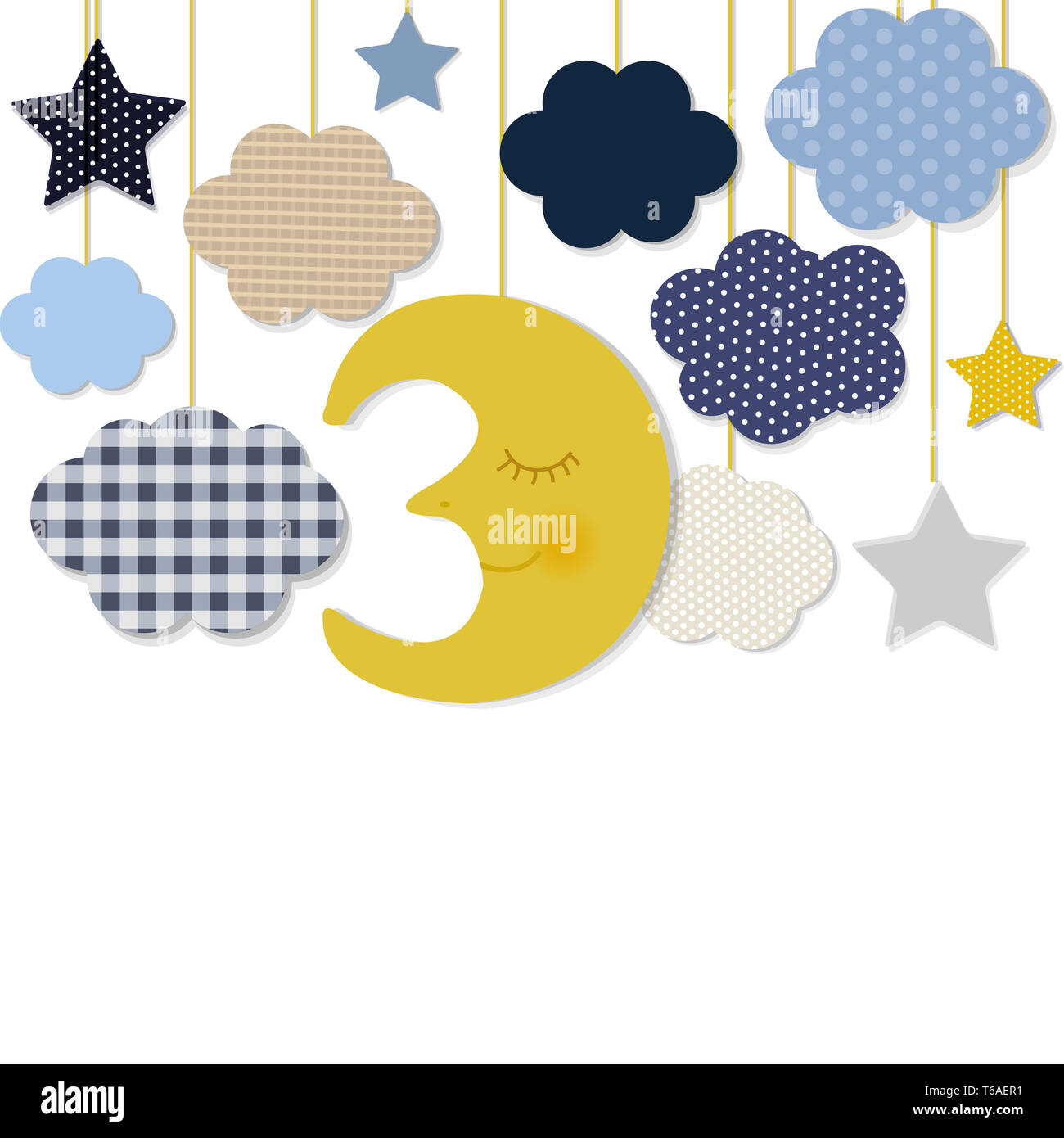 Paper art sky stars Cut Out Stock Images & Pictures - Alamy