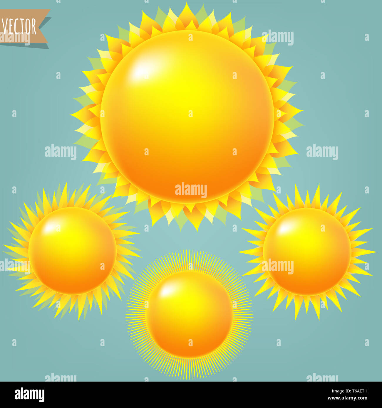 Bright Sun Collection Stock Photo - Alamy