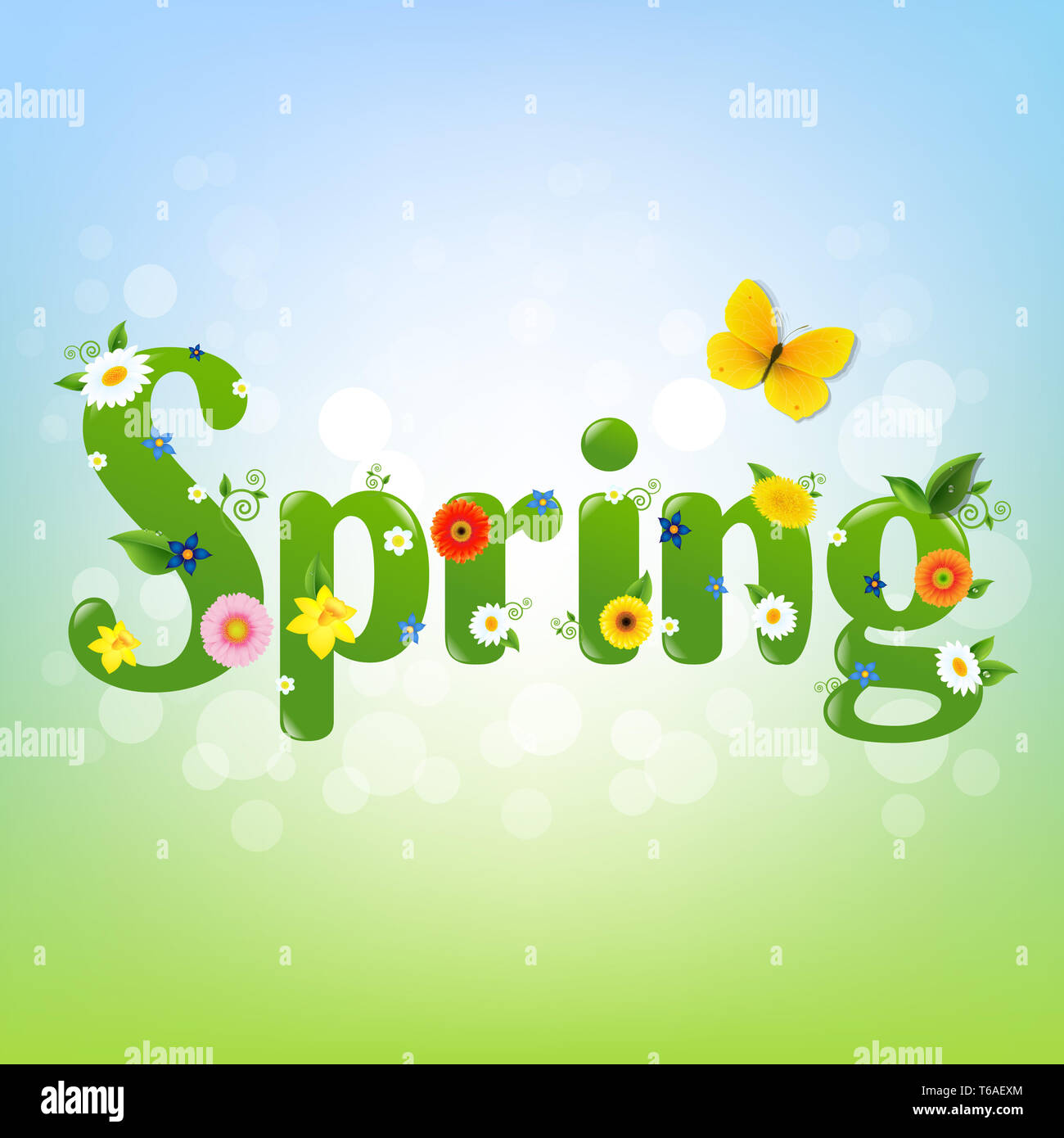 Spring banner hi-res stock photography and images - Alamy