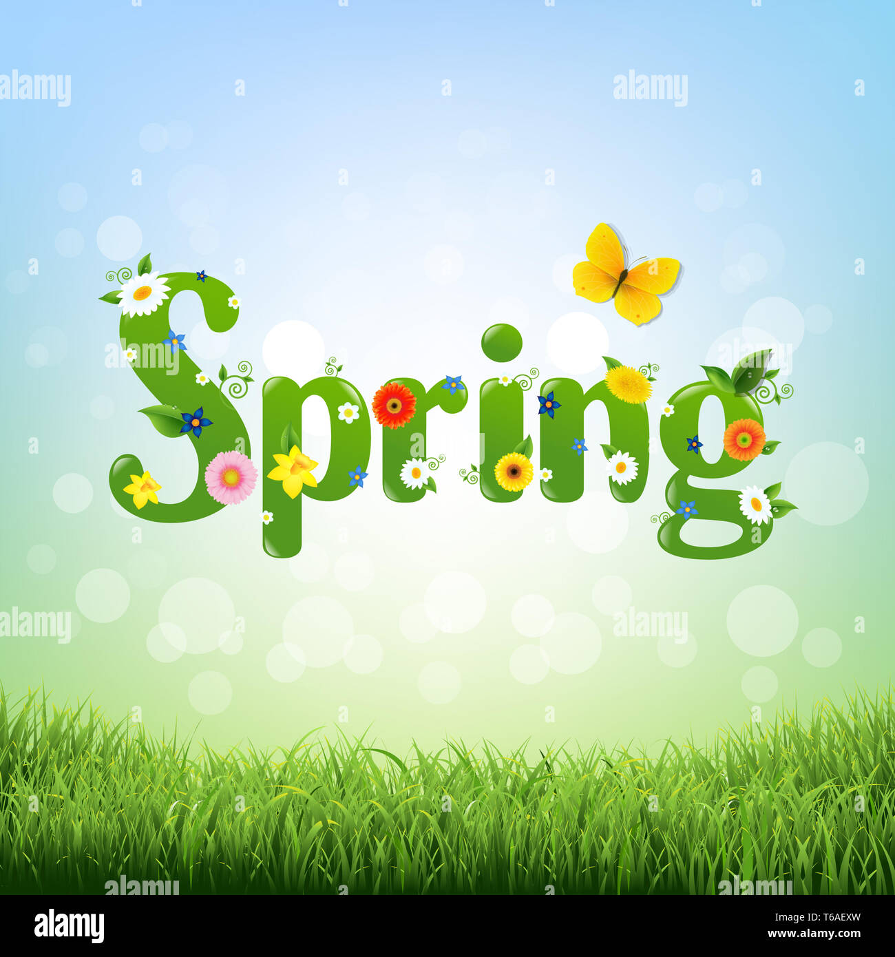 Spring poster hi-res stock photography and images - Alamy