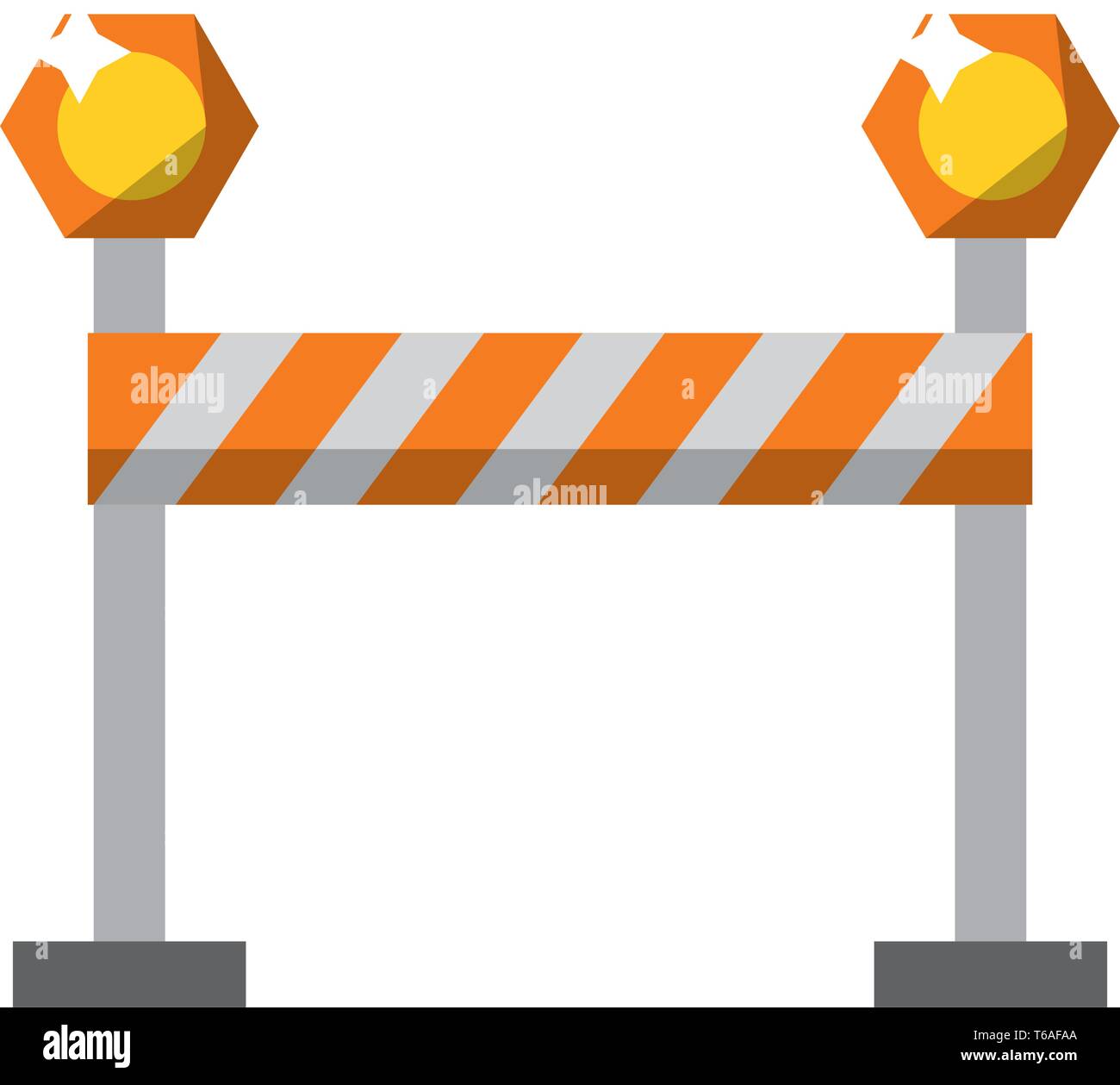 warning construction sign Stock Vector Image & Art - Alamy