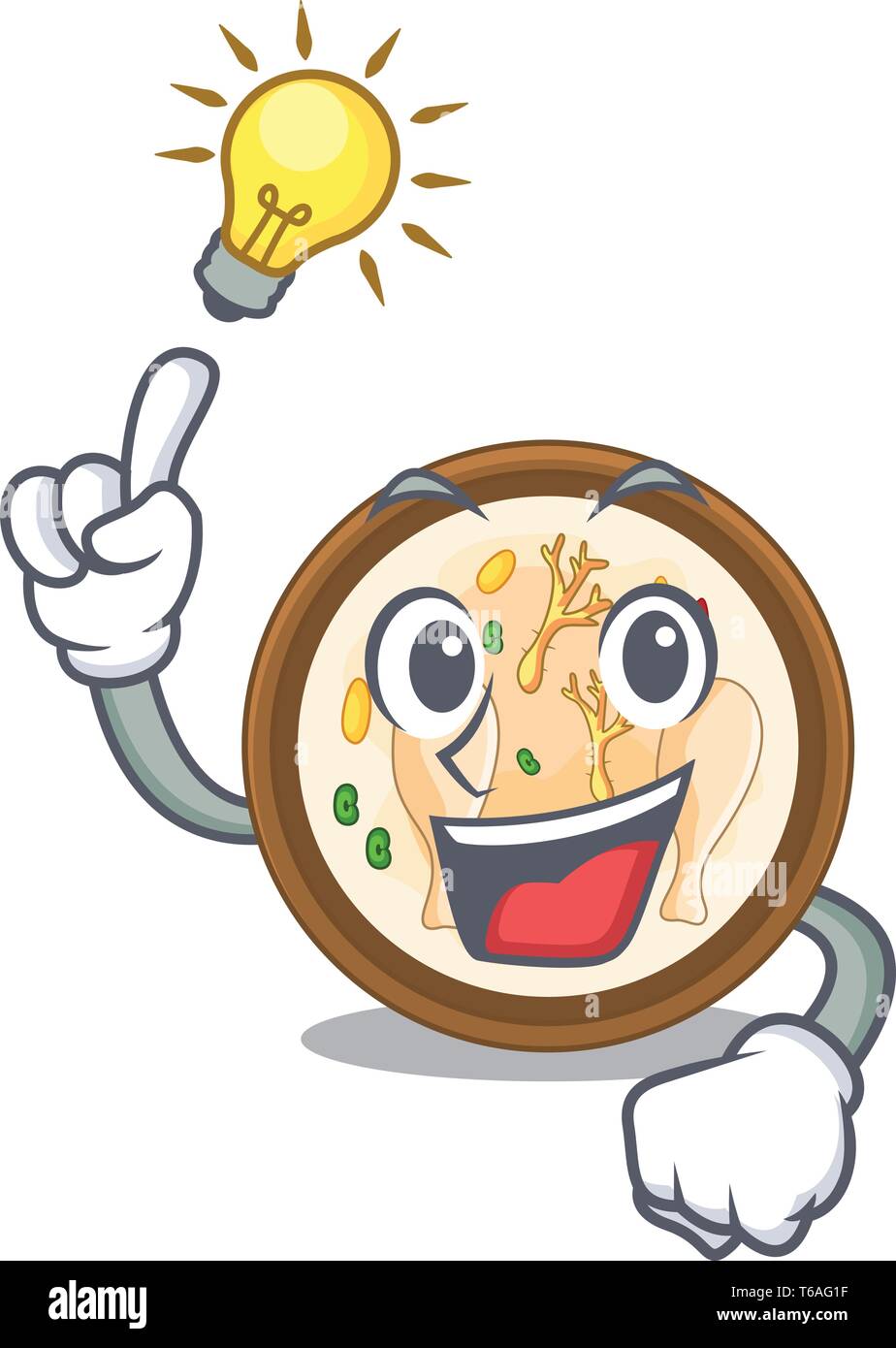 Lamp in plate Cut Out Stock Images & Pictures - Alamy