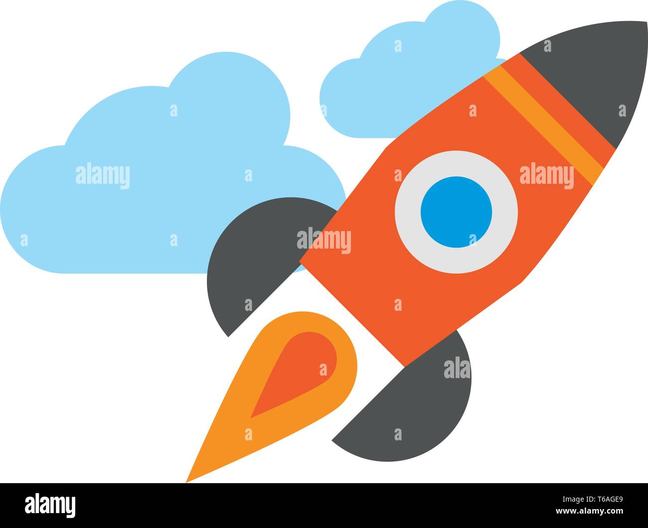 rocket icon cartoon Stock Vector Image & Art - Alamy