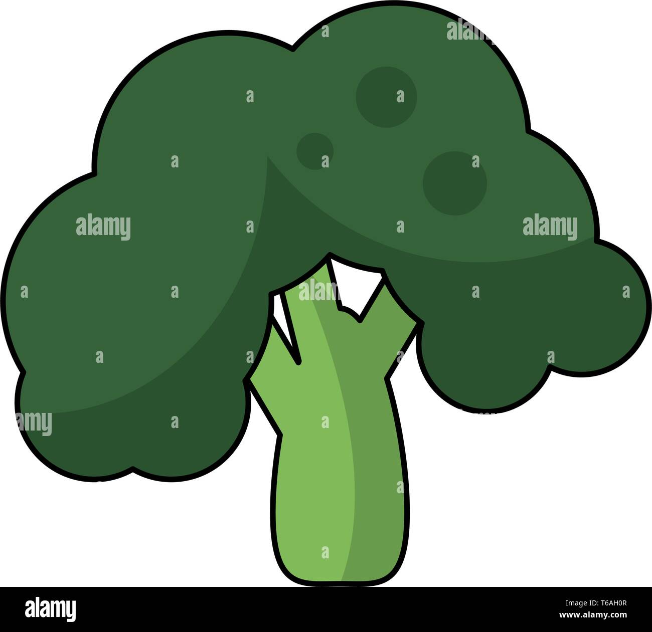 broccoli icon cartoon Stock Vector Image & Art - Alamy