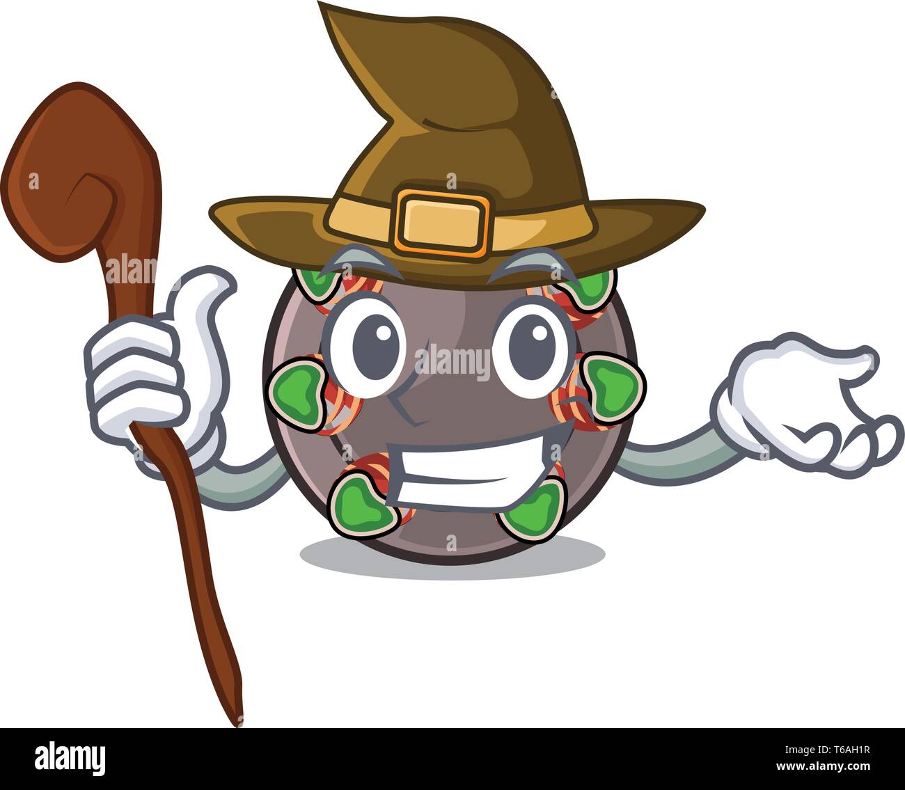 Witch fried escargot in a cartoon hot pan Stock Vector Image & Art - Alamy