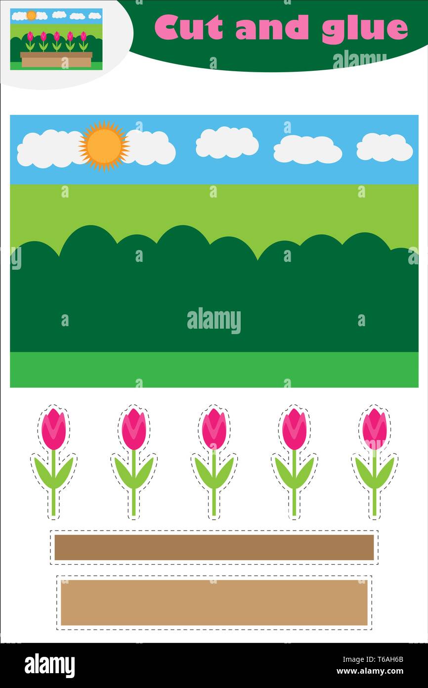 Flower applique Stock Vector Images - Alamy