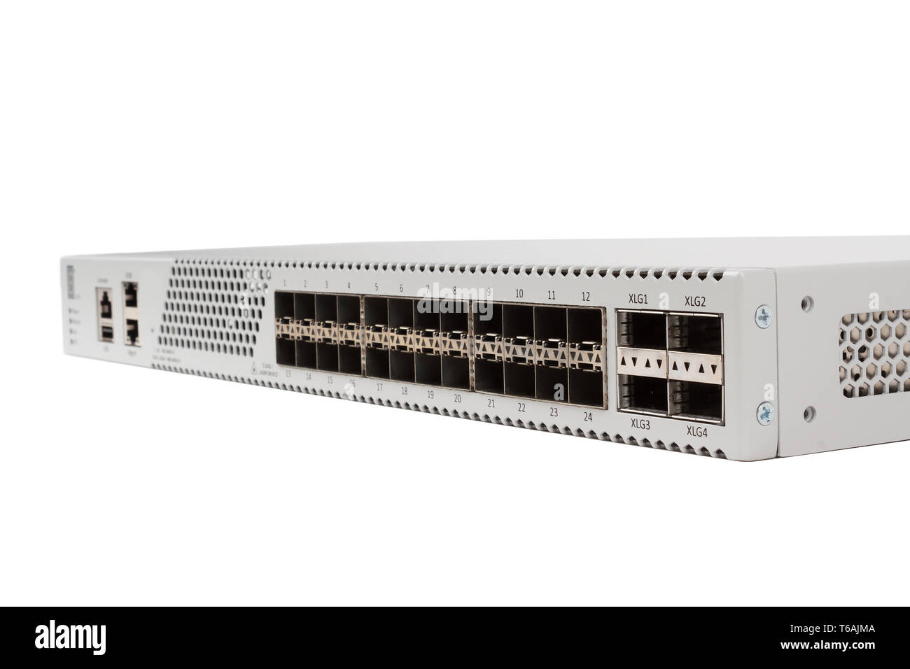 Gigabit Ethernet switch with SFP slot Stock Photo - Alamy