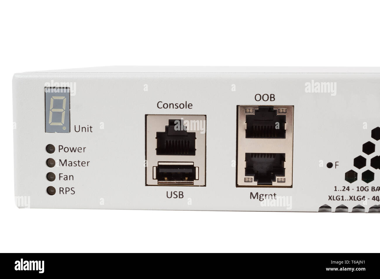 Gigabit Ethernet switch with SFP slot Stock Photo - Alamy