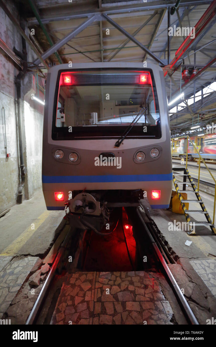 Subway repair depot Stock Photo - Alamy
