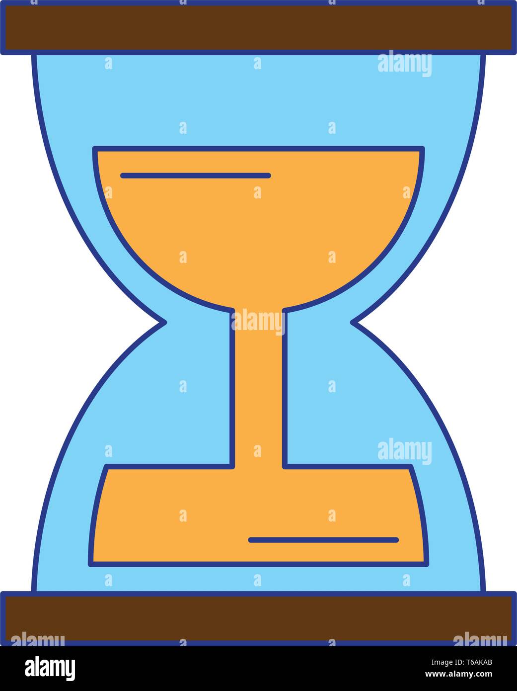 hourglass icon cartoon Stock Vector Image & Art - Alamy