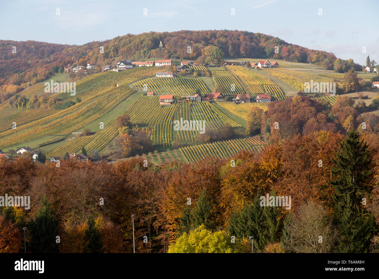 Autumn in southern Styria Stock Photo - Alamy