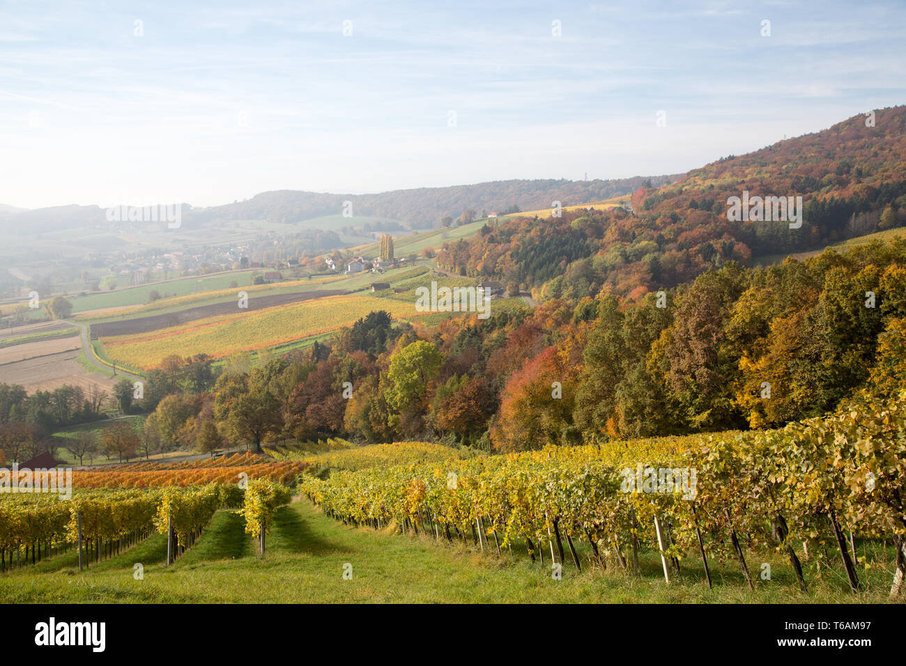 Autumn in southern Styria Stock Photo - Alamy