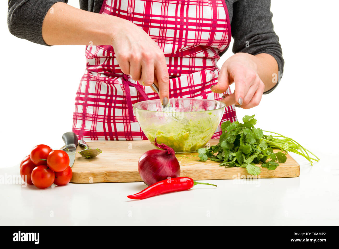 Woman Cooking in the kitchen Stock Photo - Alamy