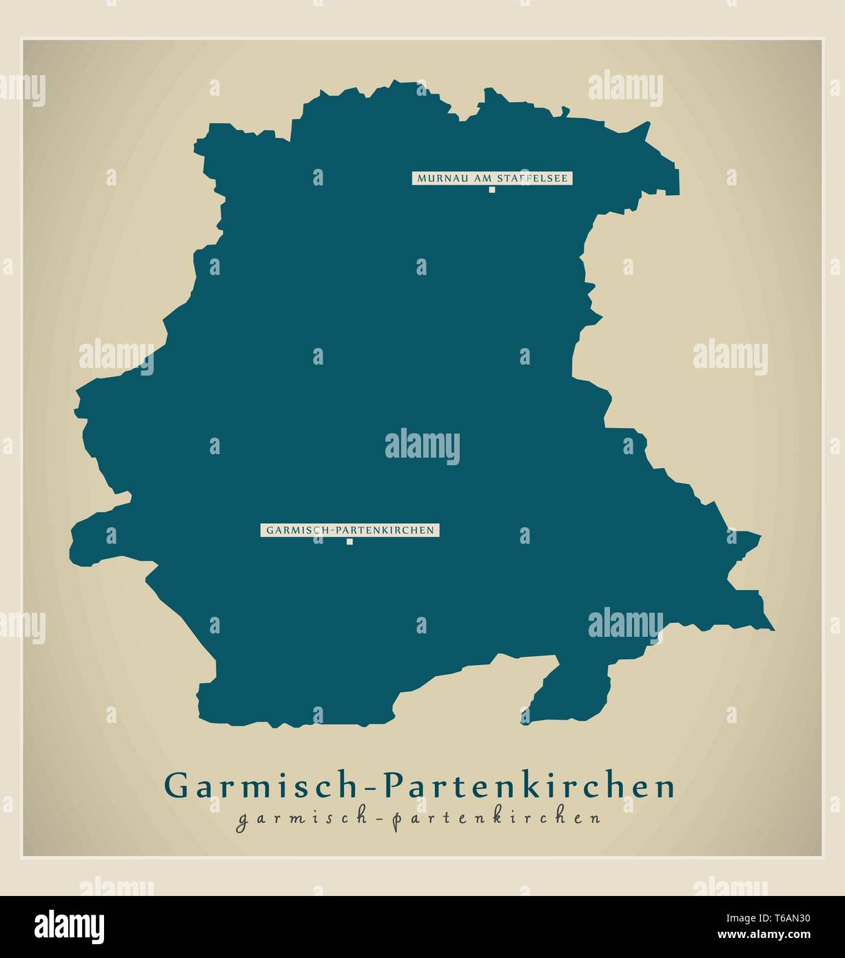 Garmisch partenkirchen county Stock Vector Images - Alamy