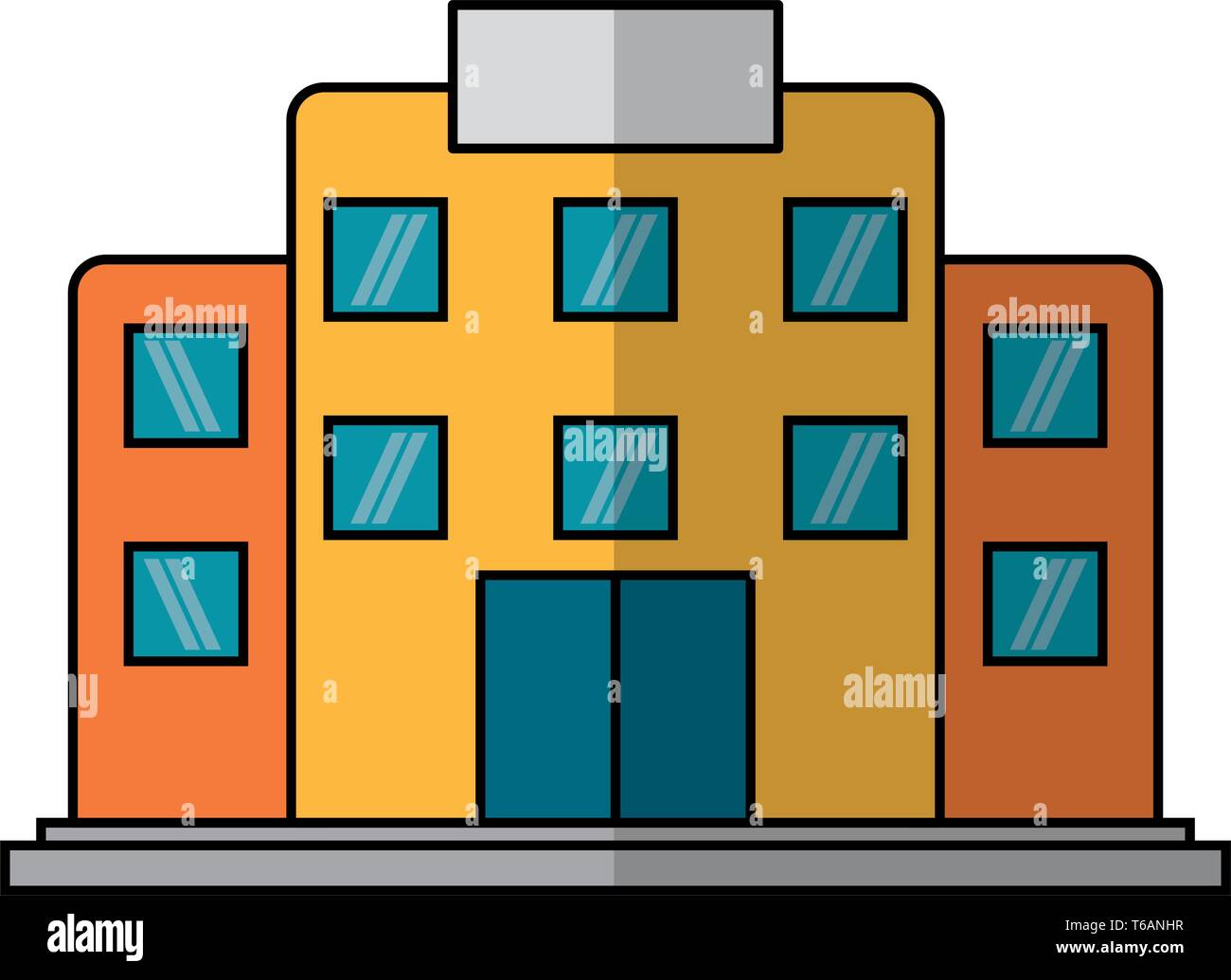 building icon cartoon Stock Vector Image & Art - Alamy