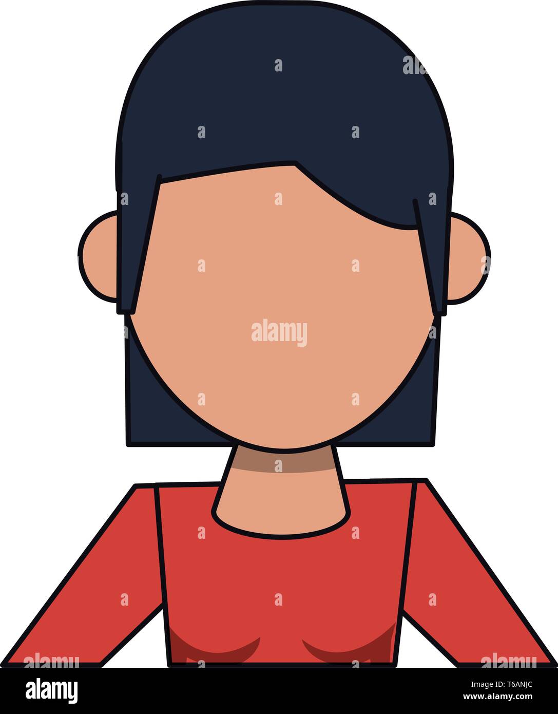 woman avatar cartoon character portrait Stock Vector Image & Art - Alamy